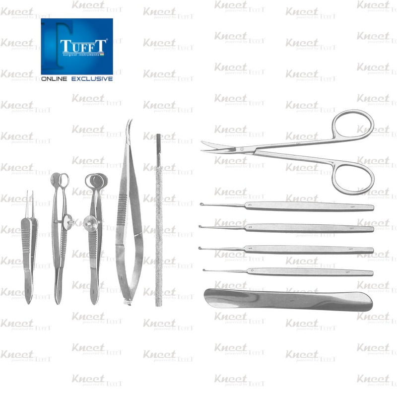 Chalazion Set (consisting of 11 Surgical instruments)