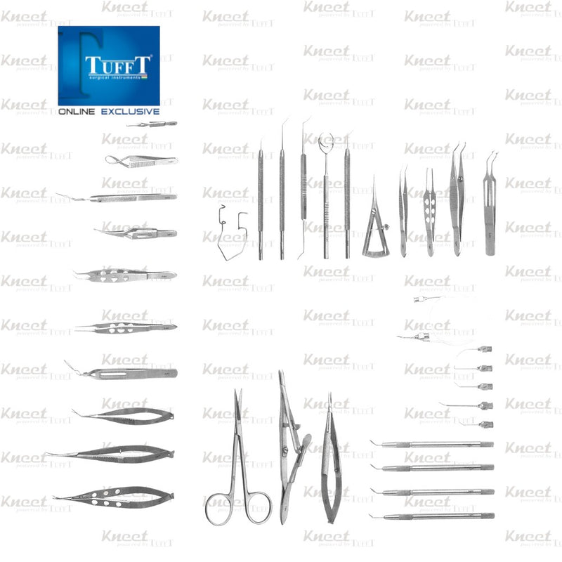 FHACO Micro Surgical Set (consisting of 32 Surgical instruments)